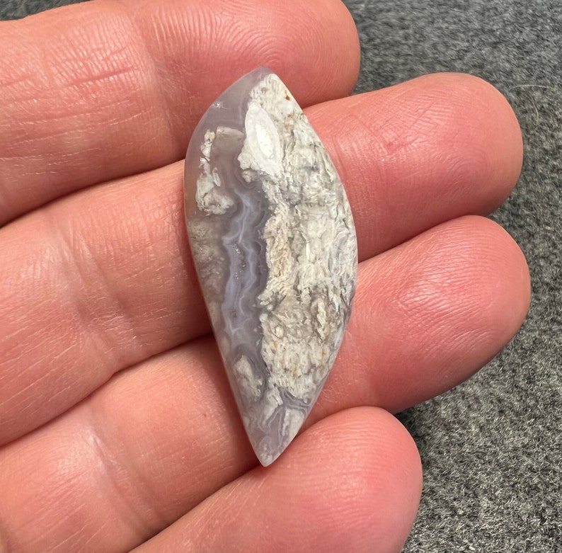 Montana Agate Designer Cabochon, Hand Cut and Polished Purple and Brown ...