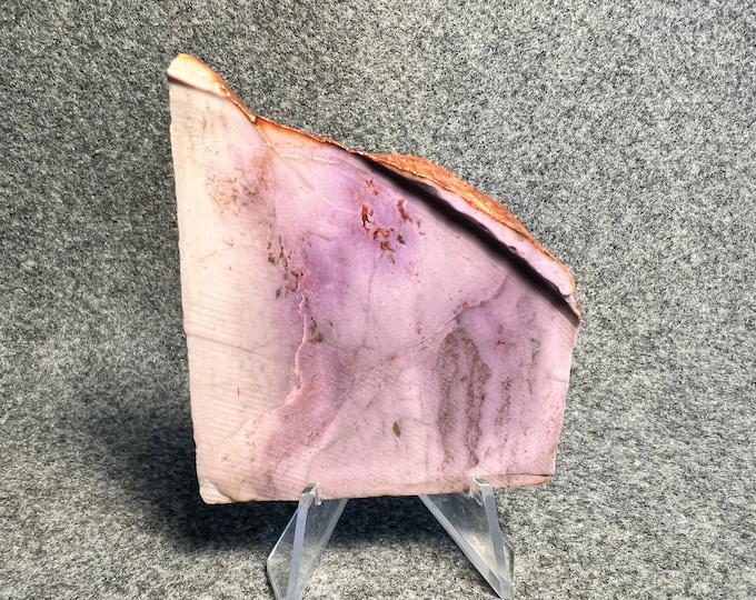 Plasma Agate Slab, Rough Slice for Lapidary, Stone Specimen, Blue ...