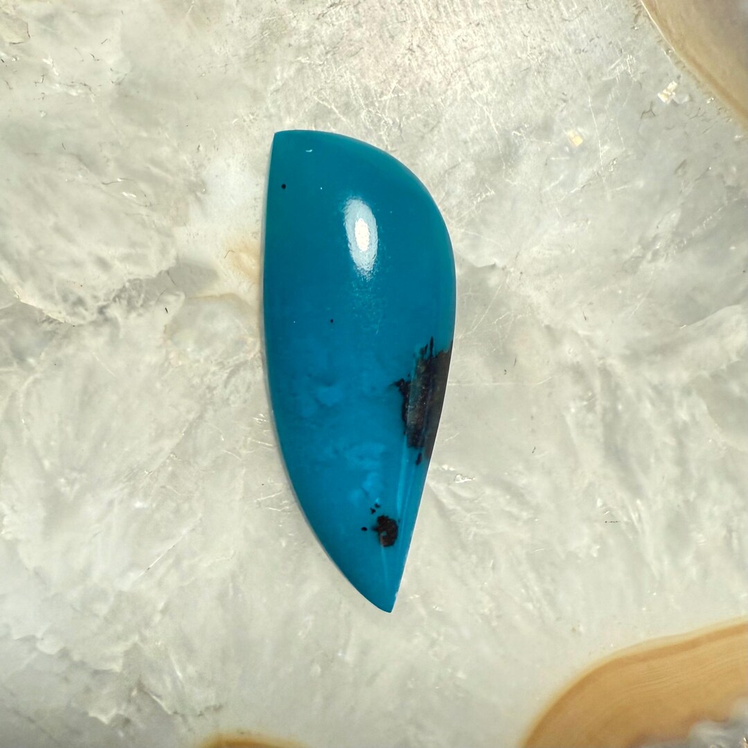 Gem Silica Chrysocolla Cabochon, Blue and Black Indonesian Gem Silica ...