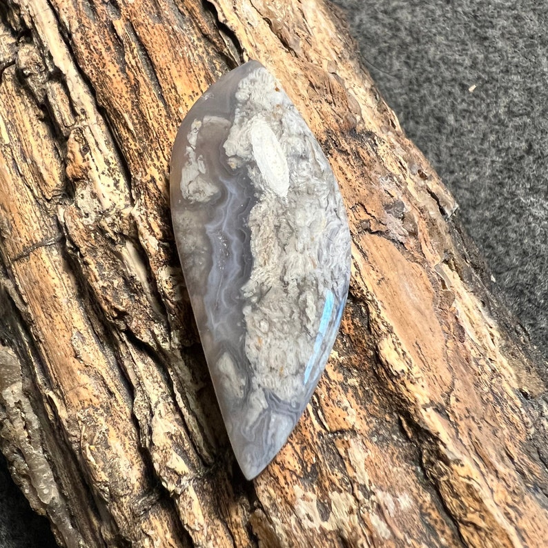 Montana Agate Designer Cabochon, Hand Cut and Polished Purple and Brown ...