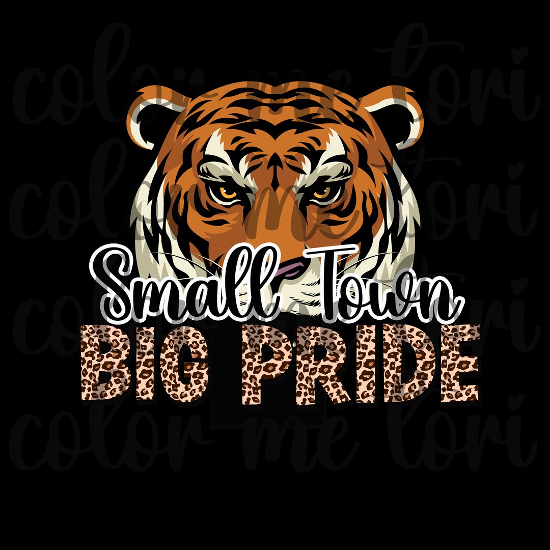 Small Town Big Pride Tiger - Etsy