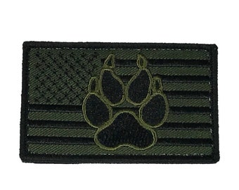 Olive green patch | Etsy