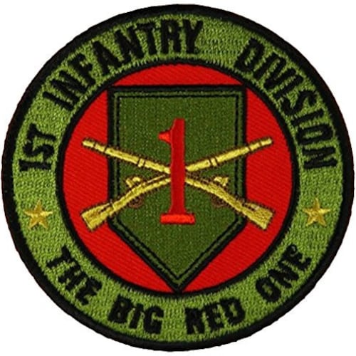 US Army 1st Infantry Big Red One Commemorative Plaque | Etsy