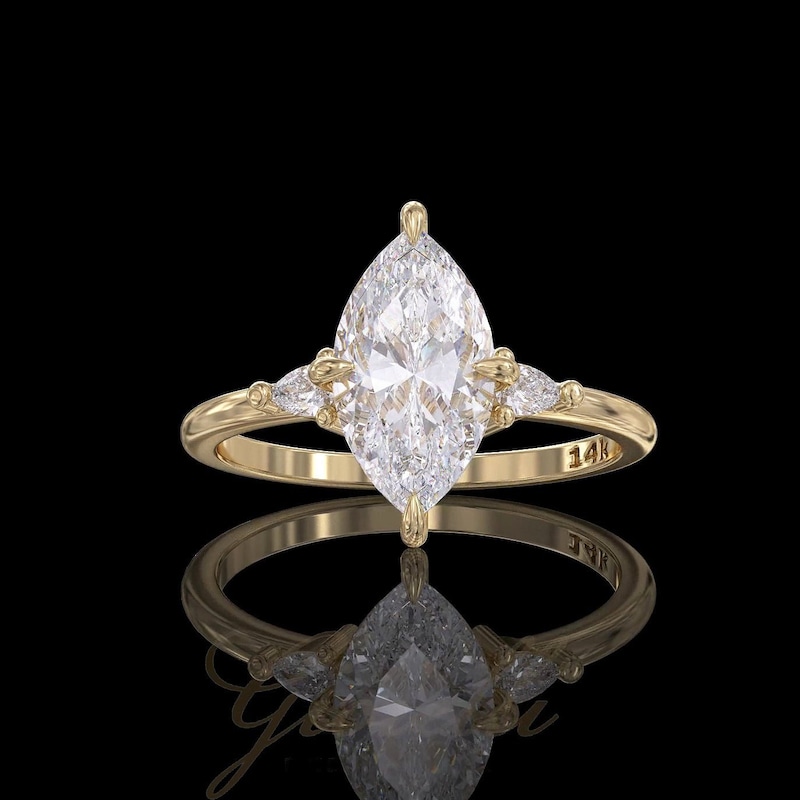 Masonite Engagement Ring - Etsy