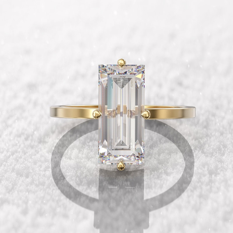 Baguette Ring - Etsy