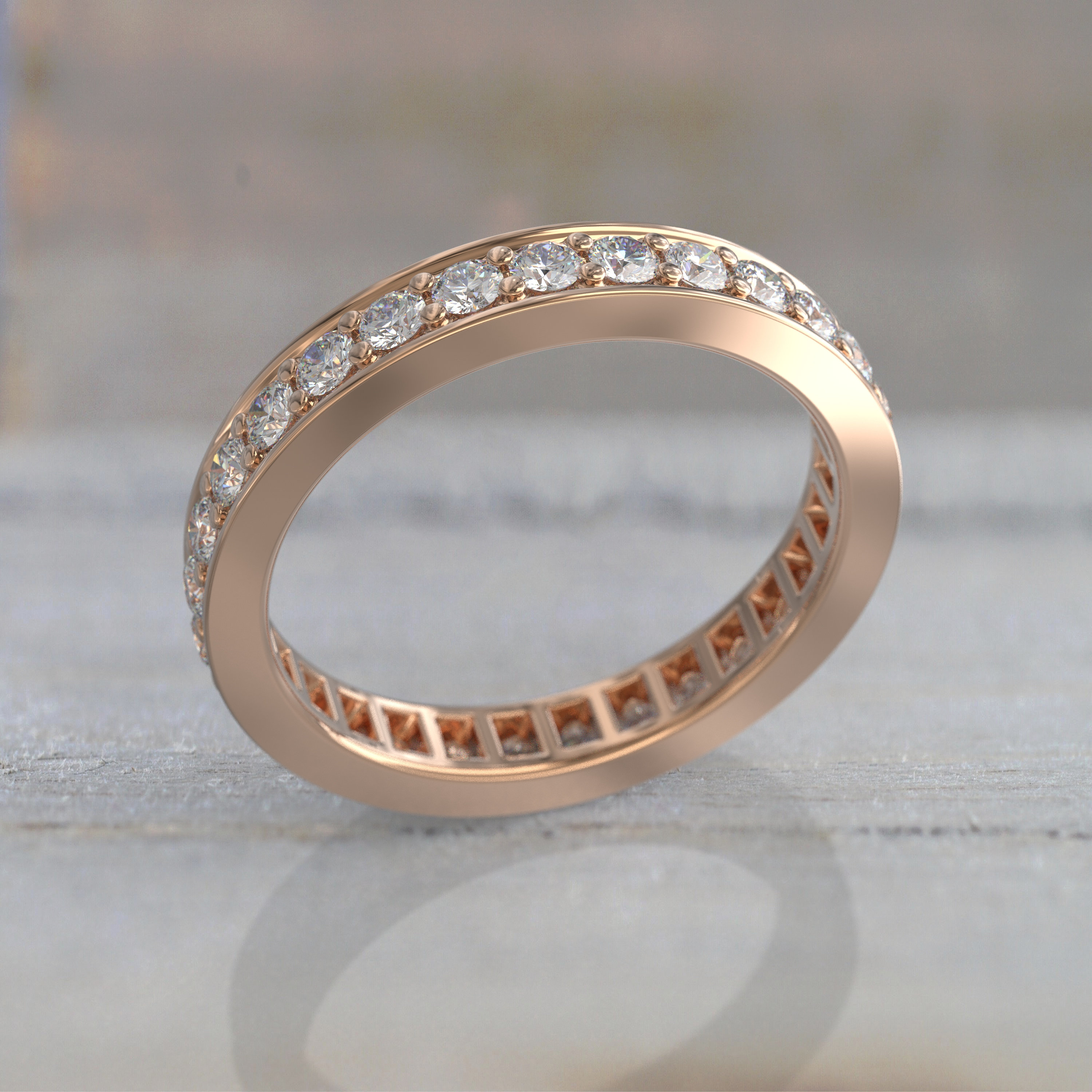 Wedding Bands Women Full Eternity Ring Anniversary Gift Art - Etsy