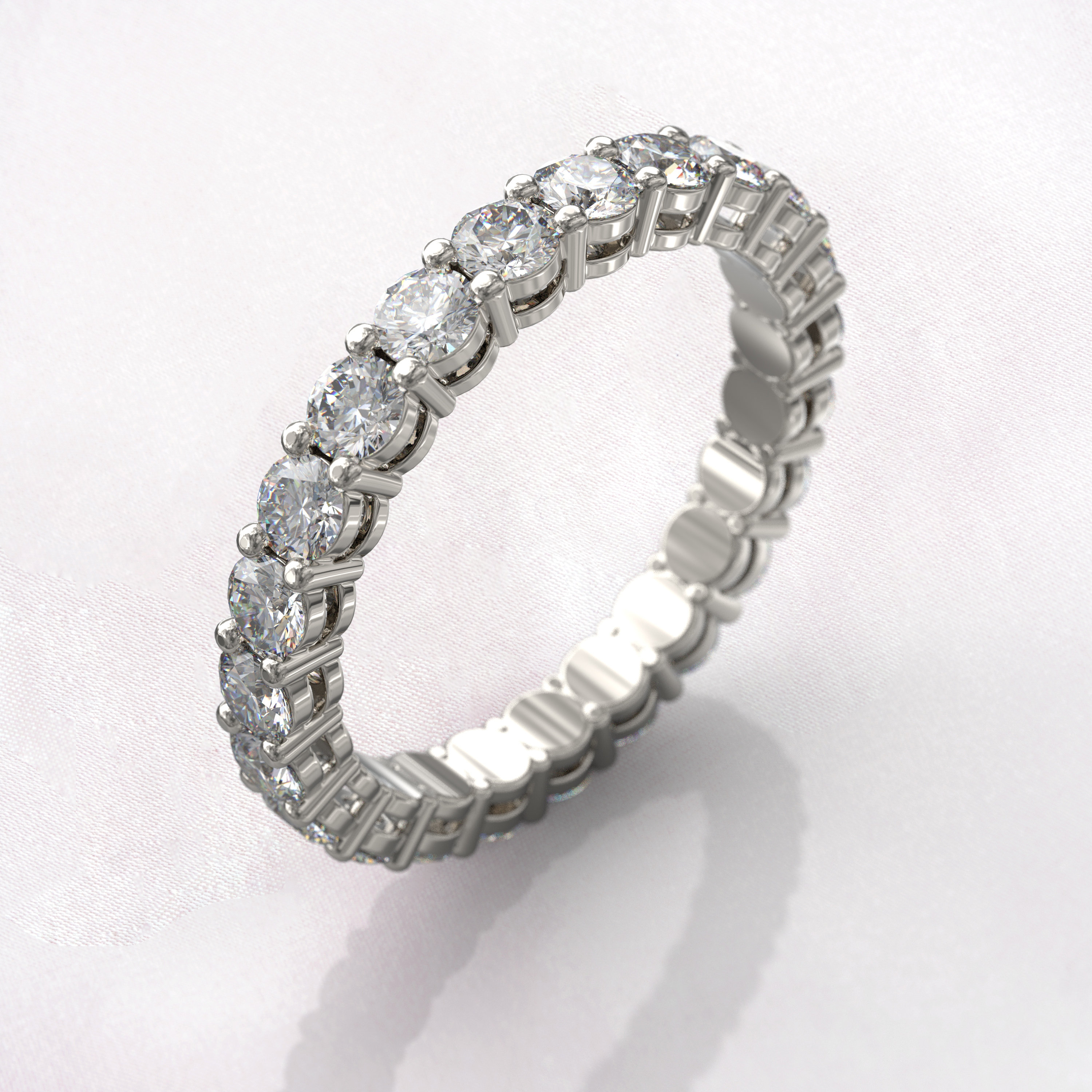 Wedding Bands Women Full Eternity Ring Anniversary Gift Art - Etsy