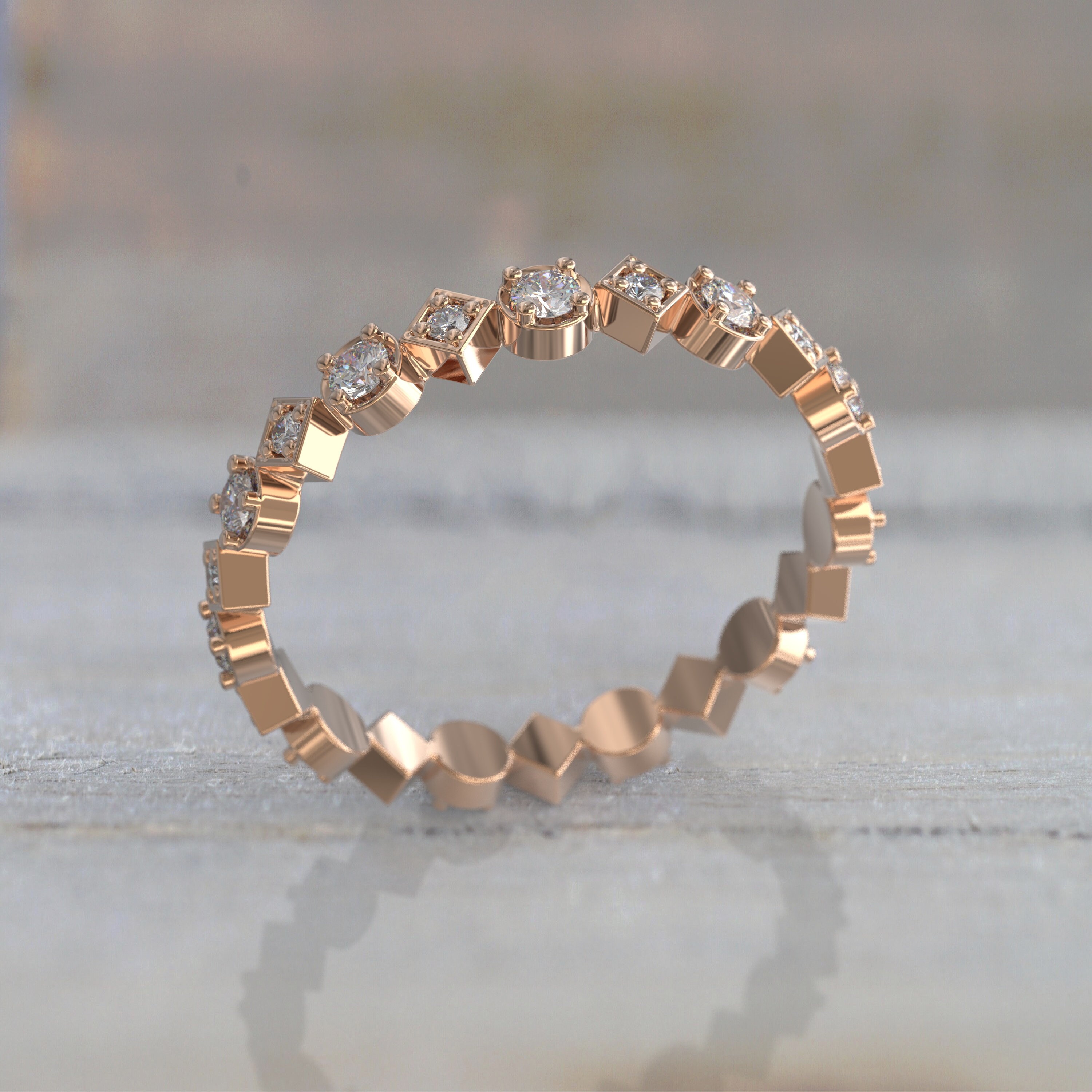 Wedding Bands Women Full Eternity Ring Anniversary Gift Art - Etsy