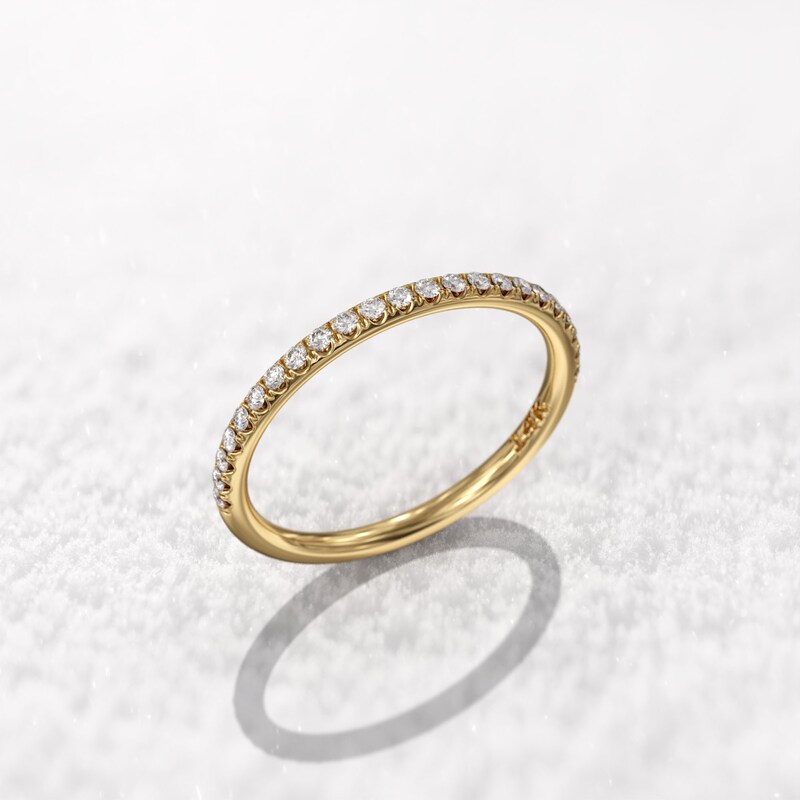 Thin Diamond Band - Etsy