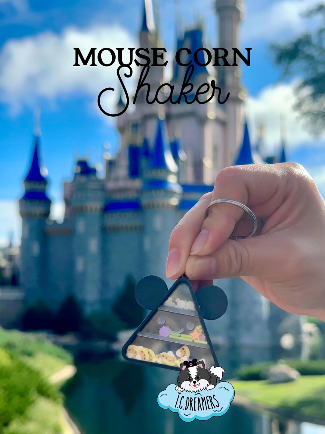 Mouse Corn Shaker Keychain - Etsy