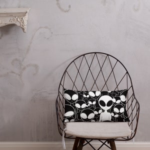 Aliens Among Us Throw Pillow, Alien Pillow, Cozy Space Lover Gift ...