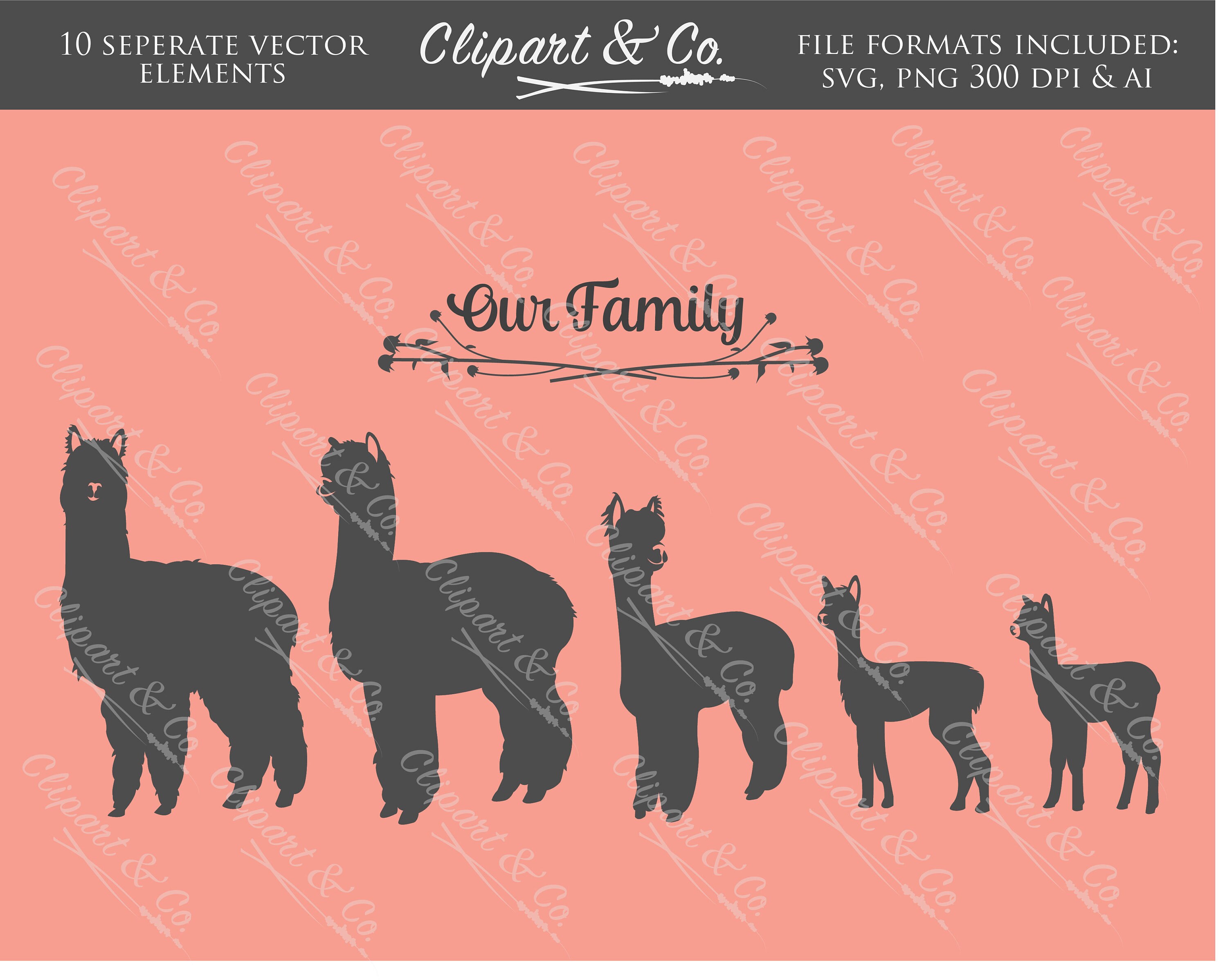 Llama SVG - Alpaca SVG - Alpaca Clipart - Llama Clip Art - Alpaca ...