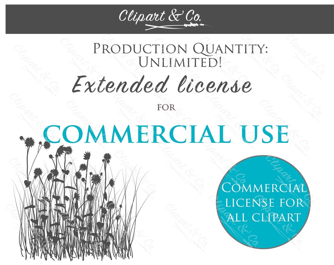 Extended License for Commercial Use of ALL CLIPART - Unlimited ...