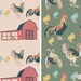Chicken Farm Animal Clipart, Chicken Digital Paper, Rooster SVG ...