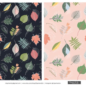 Thanksgiving Digital Papers - Fall Digital Papers - Thanksgiving ...