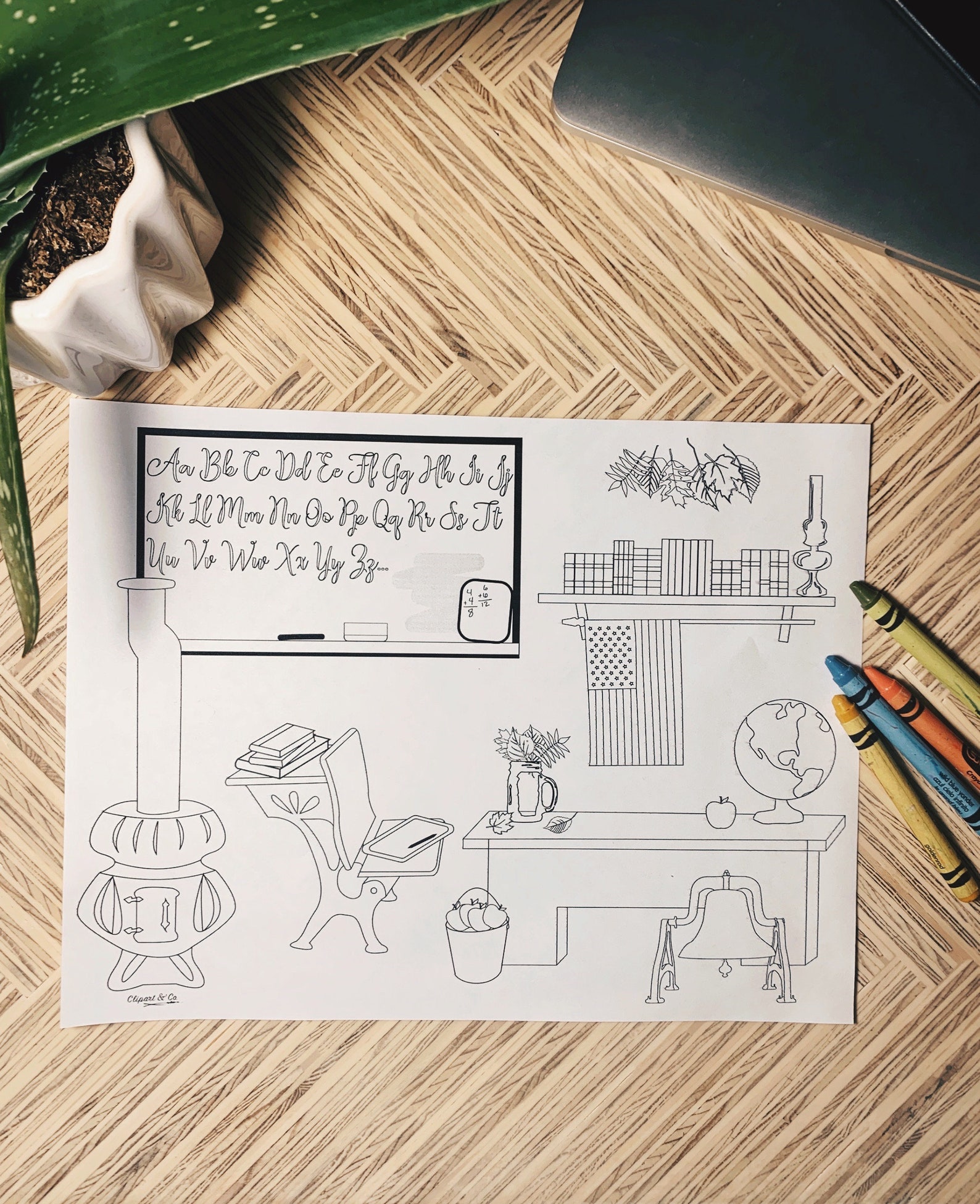 Homeschool Coloring Page - Homeschool Printables - School Coloring Page ...