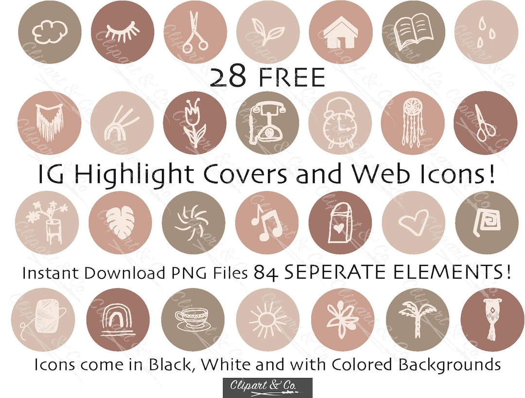 IG Highlight Icons - Instagram Stories Highlight Covers - Website Icons ...
