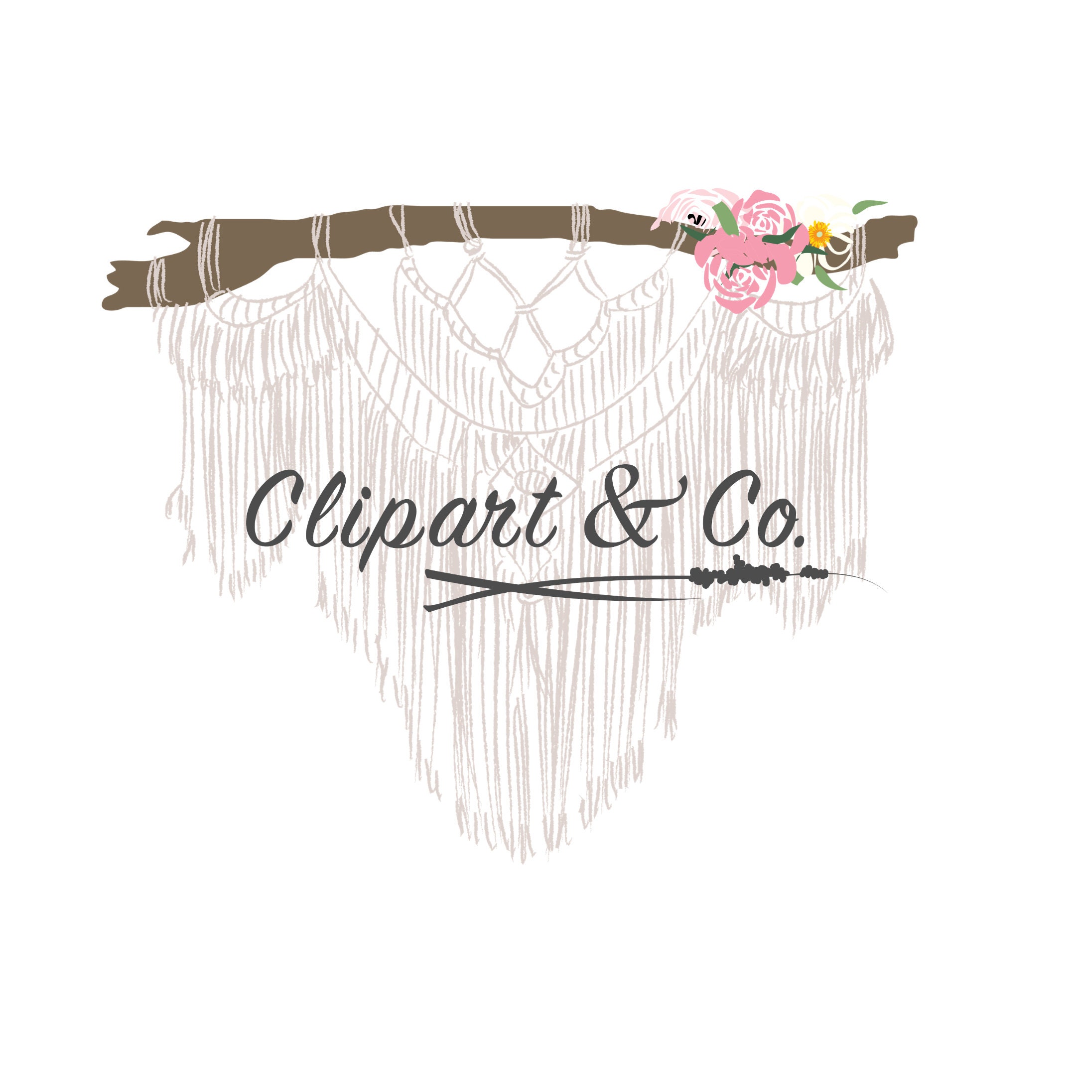 Macrame Vector Boho Clipart Macrame Patterns Vector - Etsy