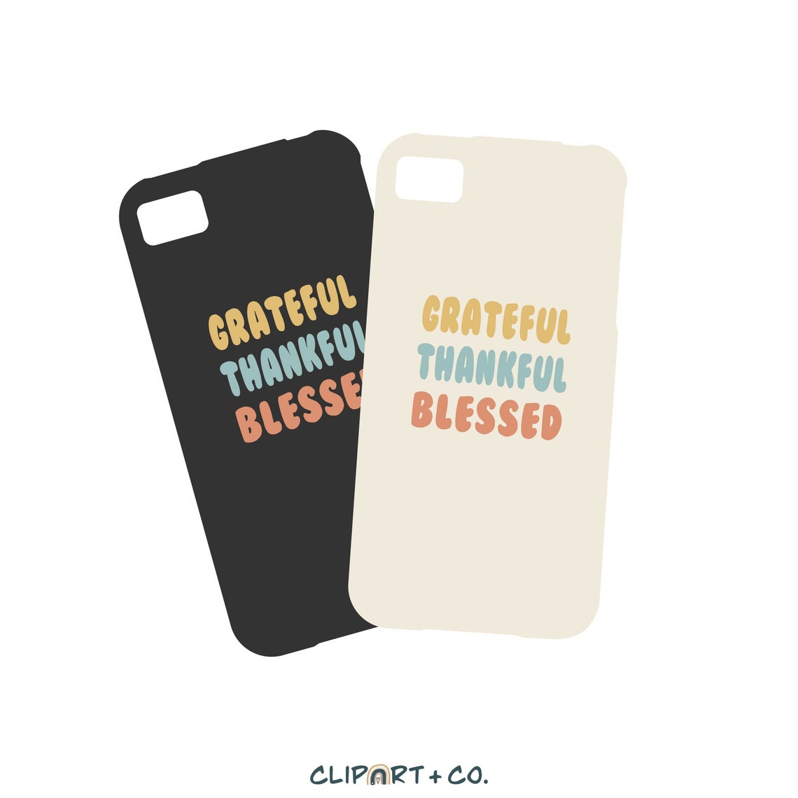 Grateful Thankful Blessed Sticker, Inspirational Quote Stickers ...