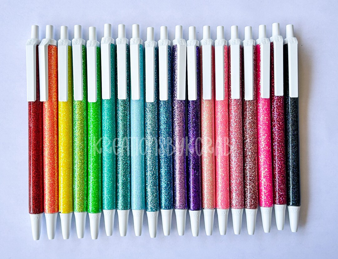Custom Bic Stick Glitter Pen - Etsy