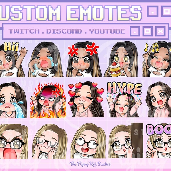 Twitch Emote Commission - Etsy