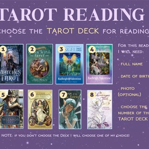 Past . Present . Future Tarot Reading . Same Day Under 24h . Past ...