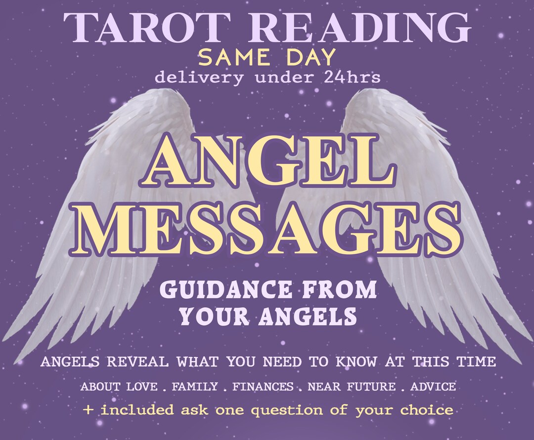 Same Day Angel Messages Tarot Reading Under 24hrs . Guidance From Your ...