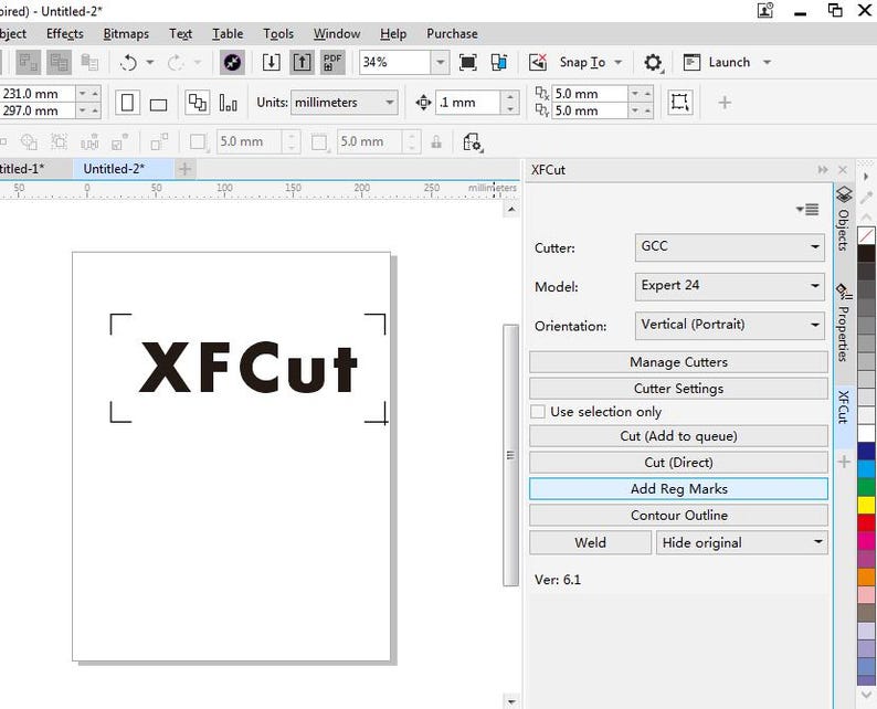 Coreldraw Vinyl Cutting Software Plug-in - Etsy