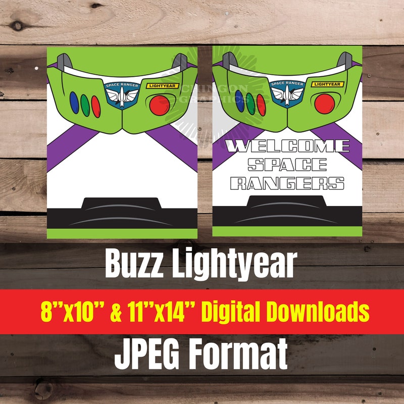 Buzz Lightyear Logo - Etsy