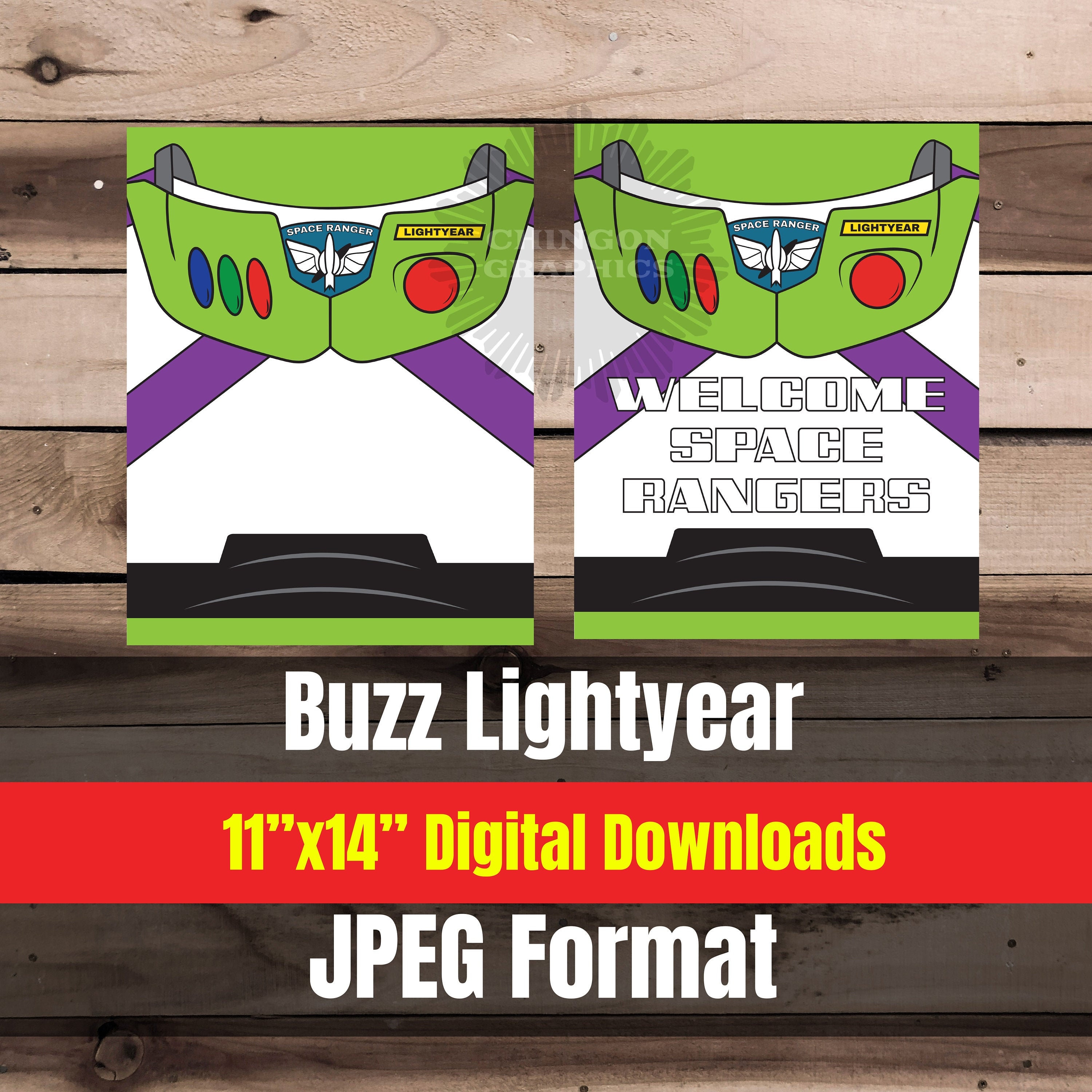 Buzz Light Year Welcome Space Rangers Sign Toy Story - Etsy