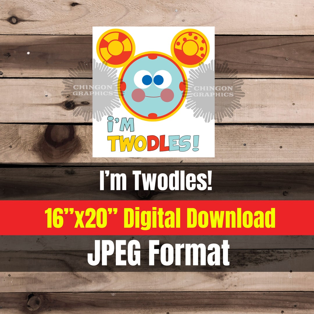 I'm Twodles Digital Download 16x20 File Mickey Mouse Clubhouse JPEG ...