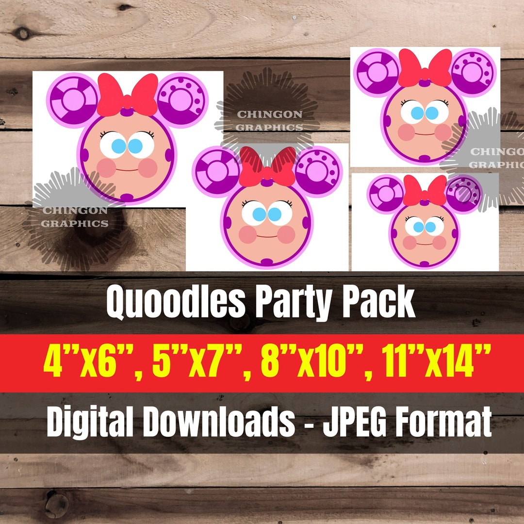 Quoodles Digital Download Party Pack Mickey Mouse Clubhouse JPEG Party ...