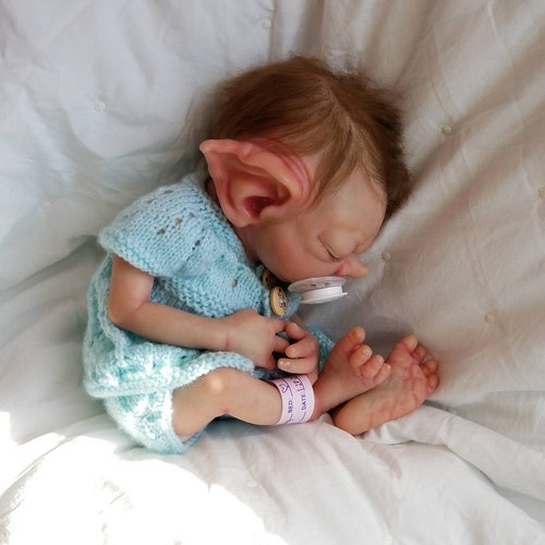 Made to Order OOAK Monkey Baby Elf by Malga - Etsy