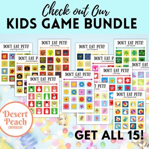 St Patrick's Day Game, Don't Eat Pete, Kids Game, Printable Kids Games ...