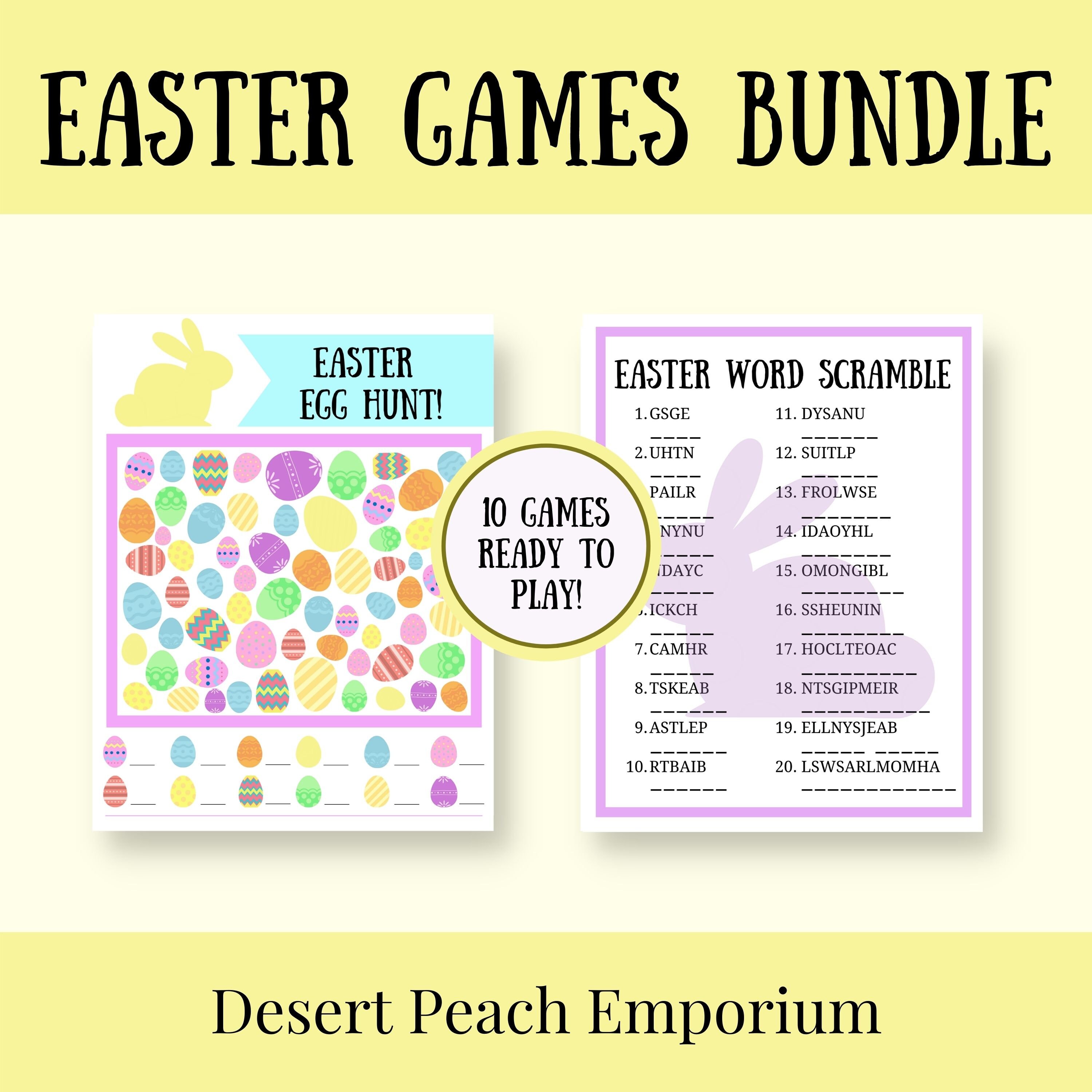 Easter Games Bundle Printable Easter Games Easter Printable - Etsy