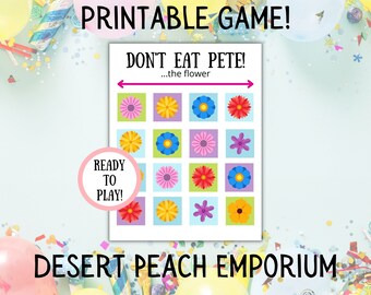 Don't Eat Pete BUNDLE Printable Kids Games Classroom | Etsy