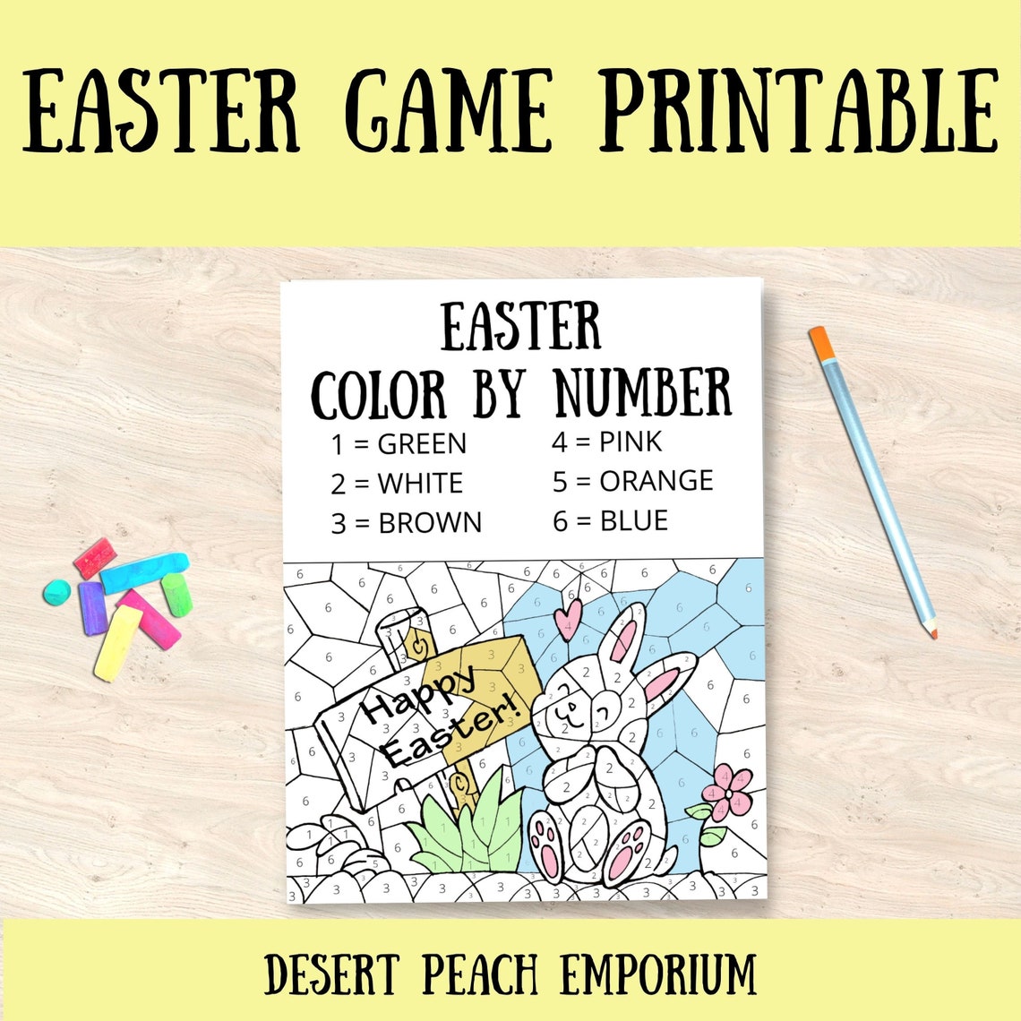 Easter Games Printable, Easter Coloring Page, Easter Printable, Easter ...