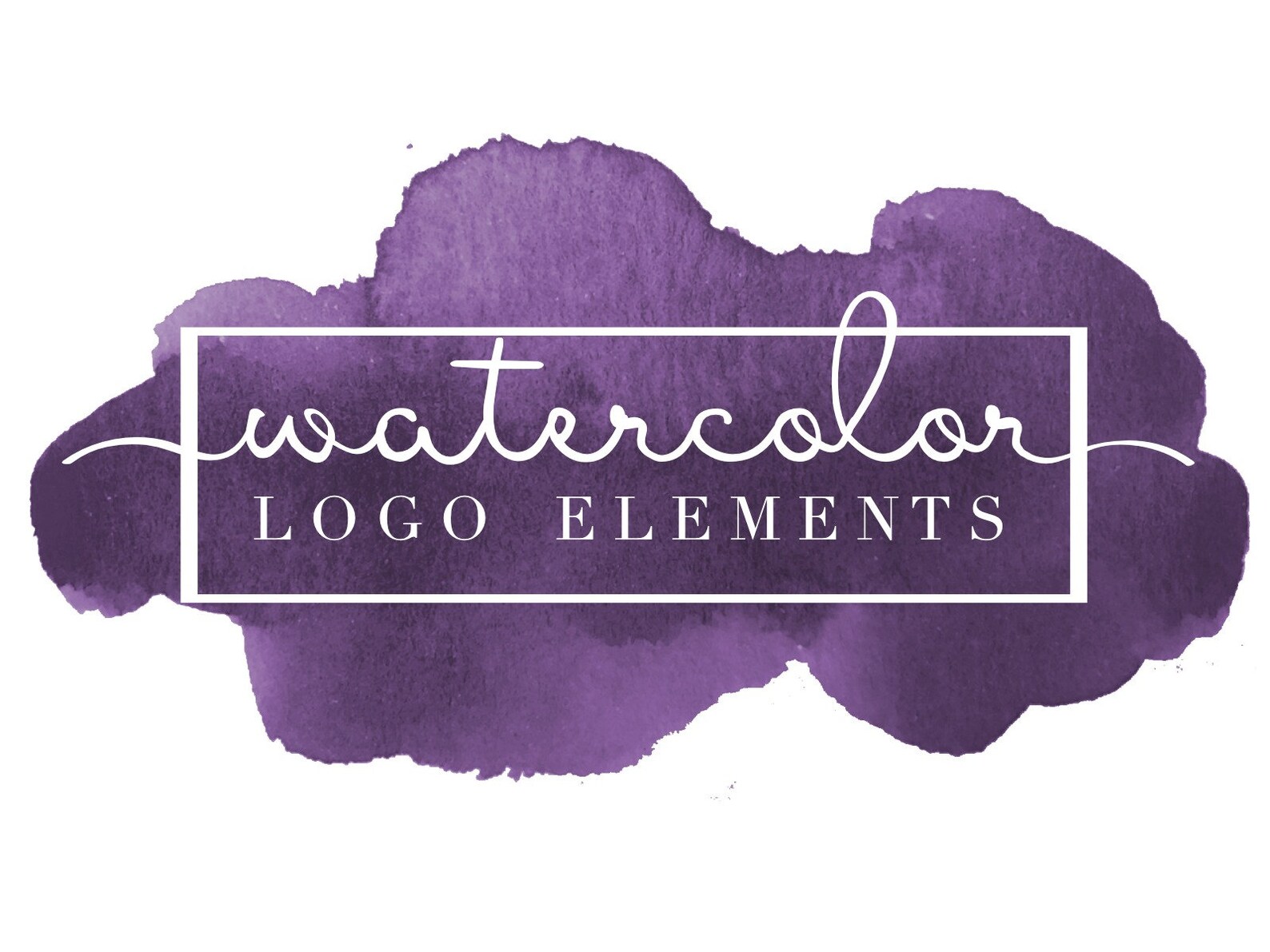 Watercolor Logo Watercolor Logo Pack Logo Templates Logo | Etsy