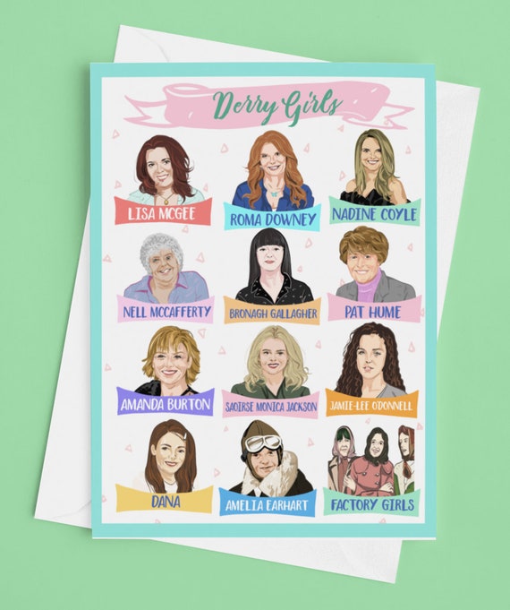 Derry Girls Greetings Card - Etsy