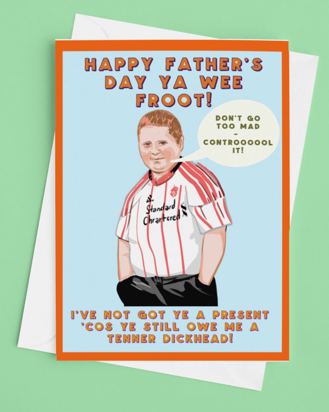 Ya Wee Froot Funny Belfast Meme Father's Day Card - Etsy