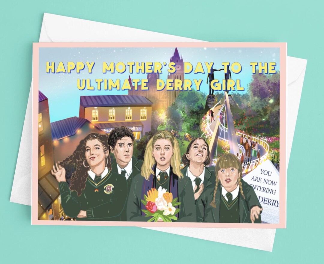 Derry Girls Group Mother's Day Card - Etsy