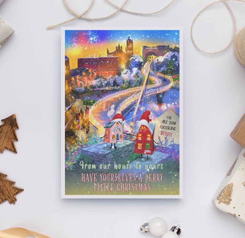 Derry Our House to Yours Greetings Card - Etsy