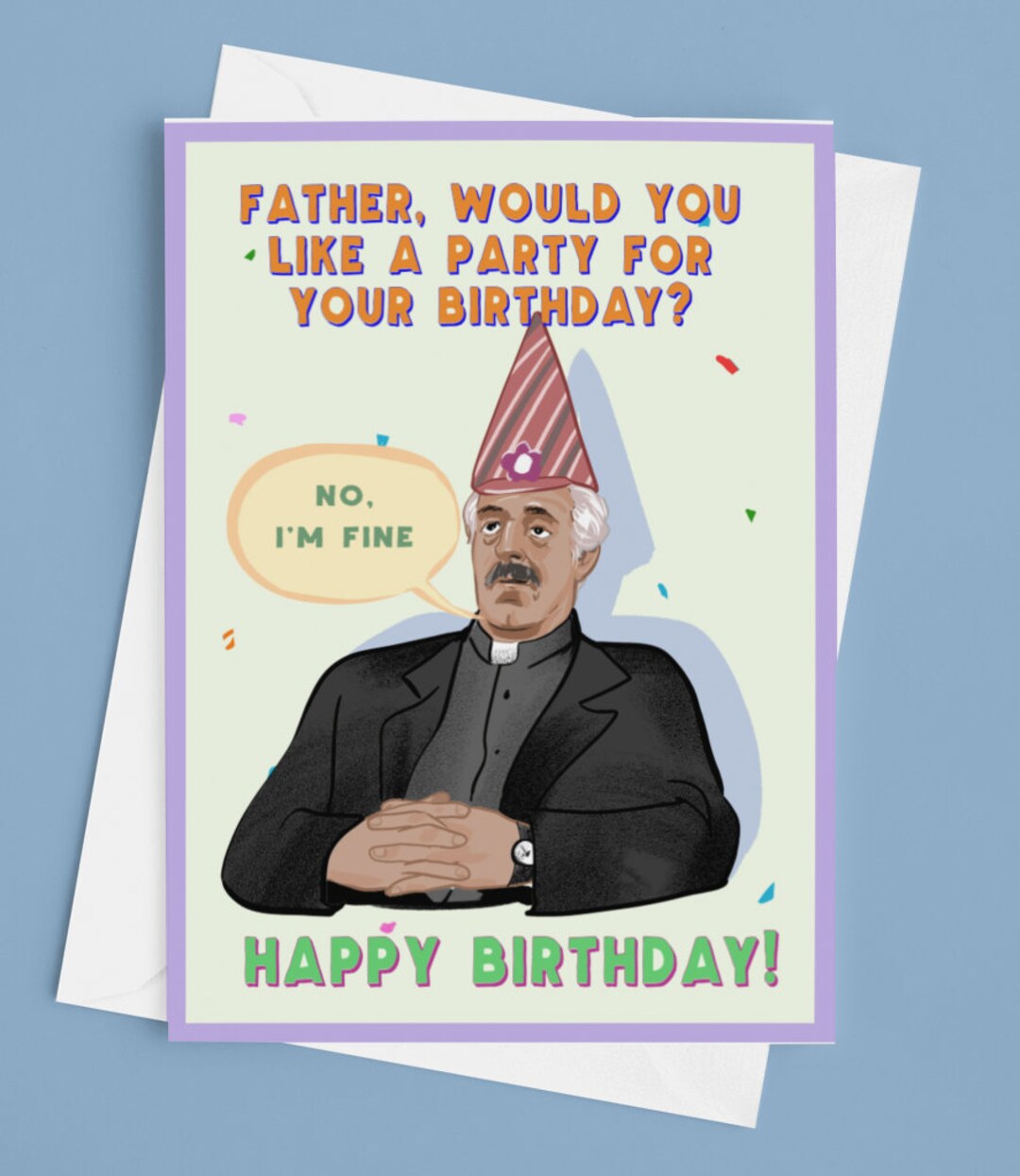 Father Ted 'father Stone' Birthday Card - Etsy