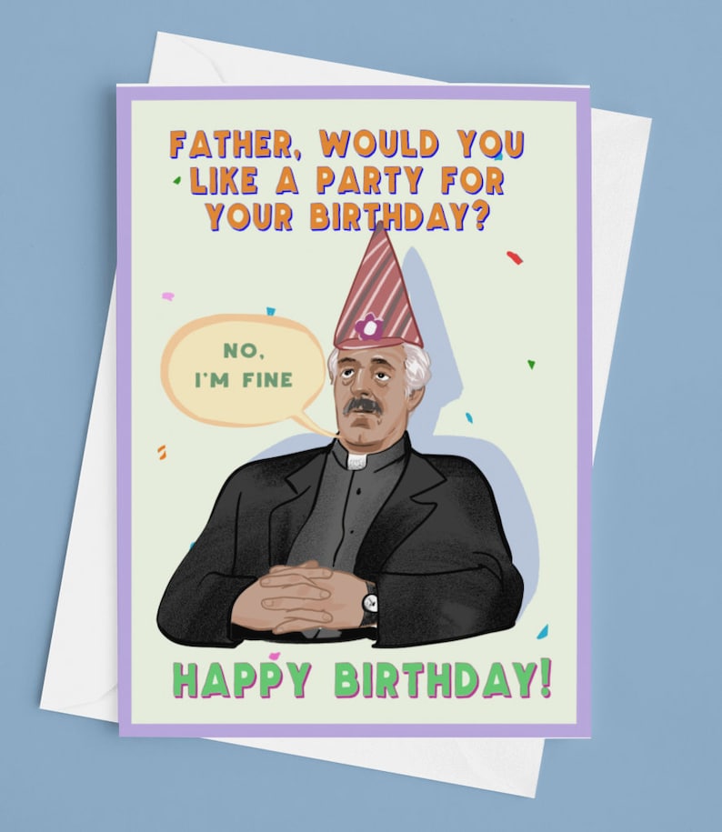 Father Ted 'father Stone' Birthday Card - Etsy UK