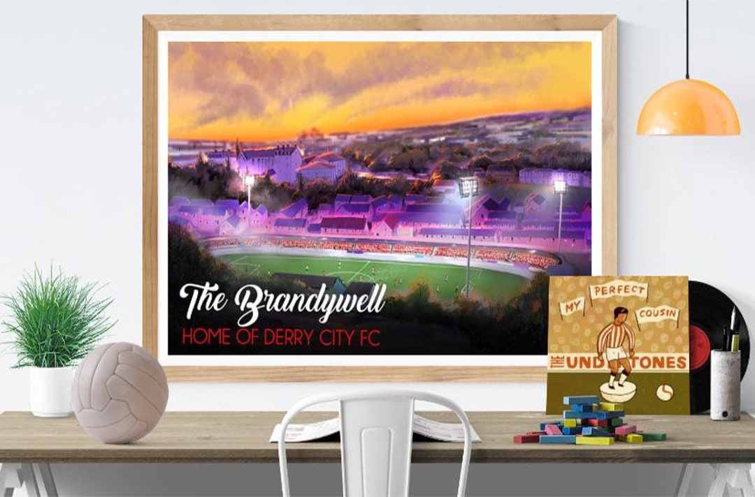 Print /artwork of the Brandywell, Derry City F.C N - Etsy