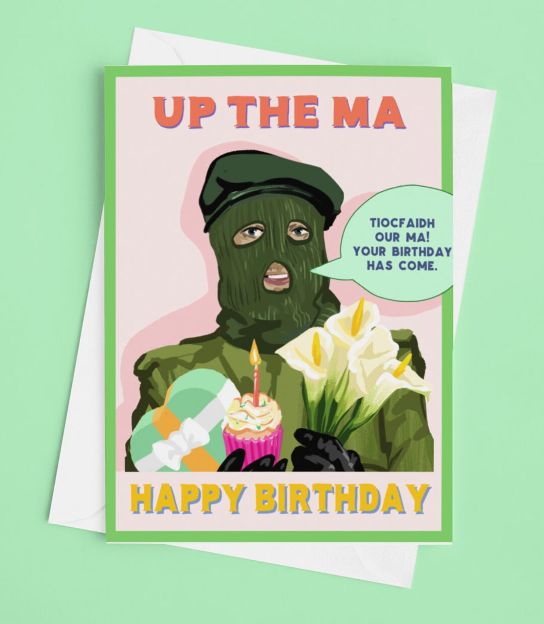 Up the Ma Northern Irish Humour Mother Birthday Card - Etsy