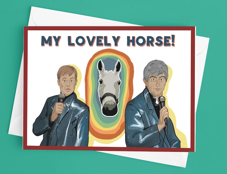 Father Ted 'my Lovely Horse' Greetings Card | Etsy