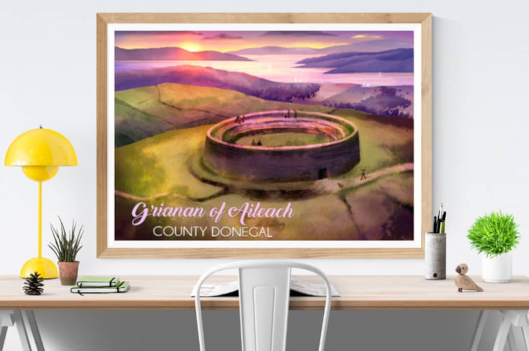 Grianan of Aileach, Donegal, Ireland Print - Etsy