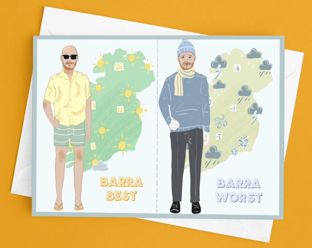 Barra Best Greetings Card: Northern Irish Humour - Etsy