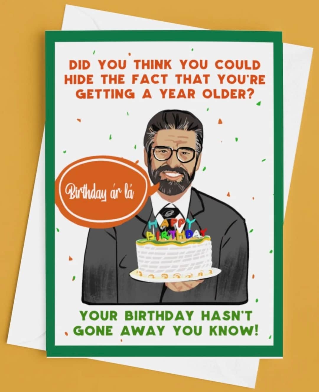 Gerry Adams Birthday Card: Northern Irish Humour - Etsy